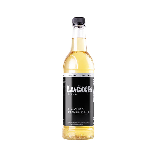 Lucah Hazelnut Coffee Syrup 750ml | Native Wholesale Canberra